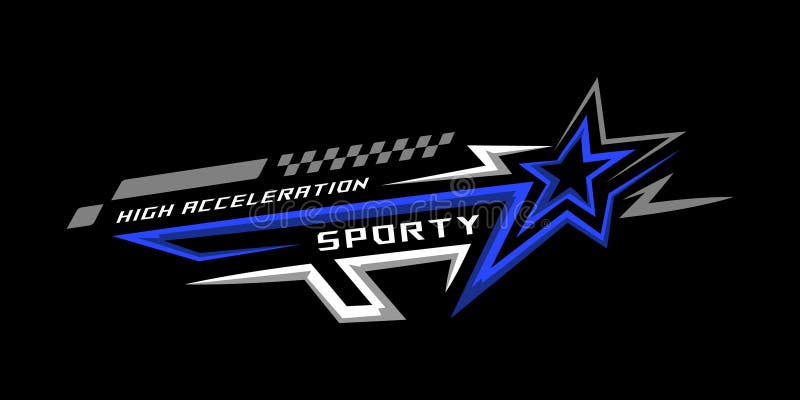 Abstract Car Decal Sticker Race Template Isolated Stock Vector ...