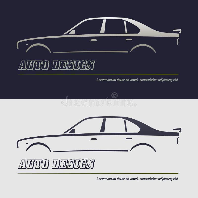 Abstract car design stock vector. Illustration of headlights - 79979288
