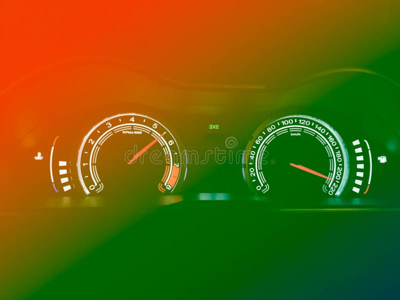 Abstract car speedometer stock photo. Image of technology - 78667470