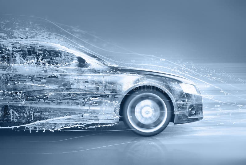 Abstract car stock illustration. Illustration of automobile - 35139494