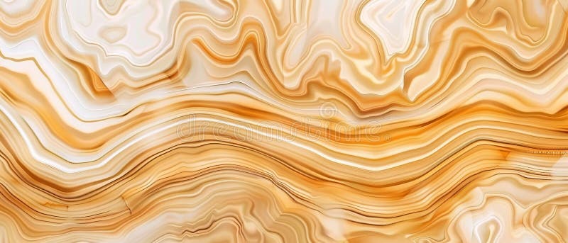 Abstract Caramel Marble Texture Background Stock Illustration ...