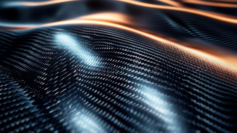 Abstract Carbon Fiber Wave Pattern Texture Stock Illustration ...