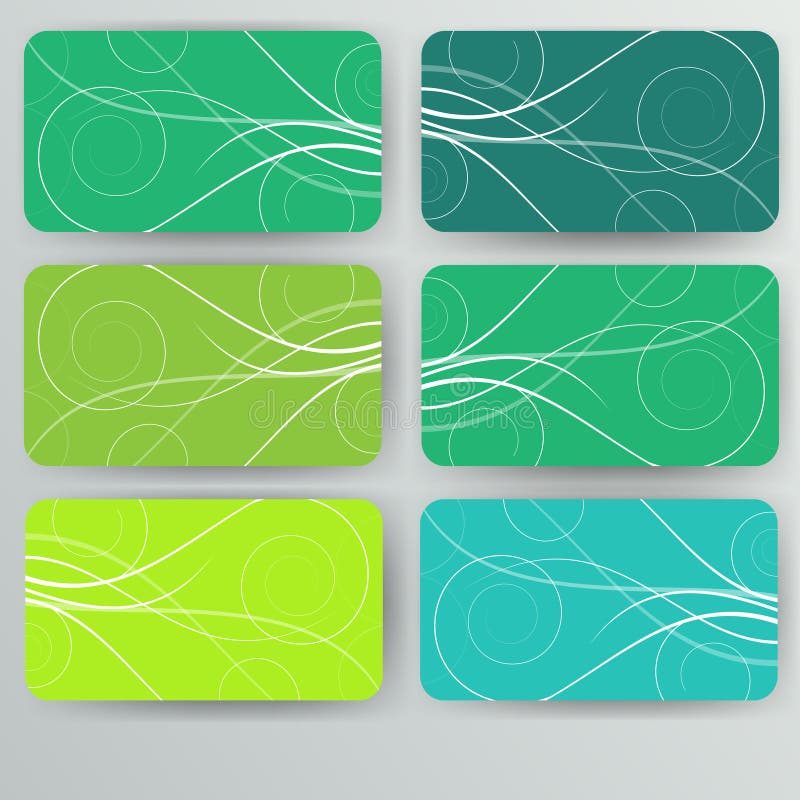 Abstract Card with Floral Background Stock Vector - Illustration of ...