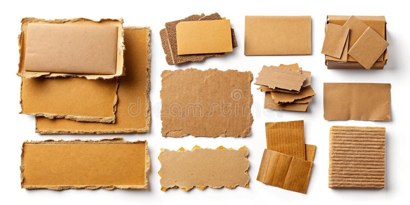 Abstract Cardboard Geometric Shapes a Minimalist Design Element ...