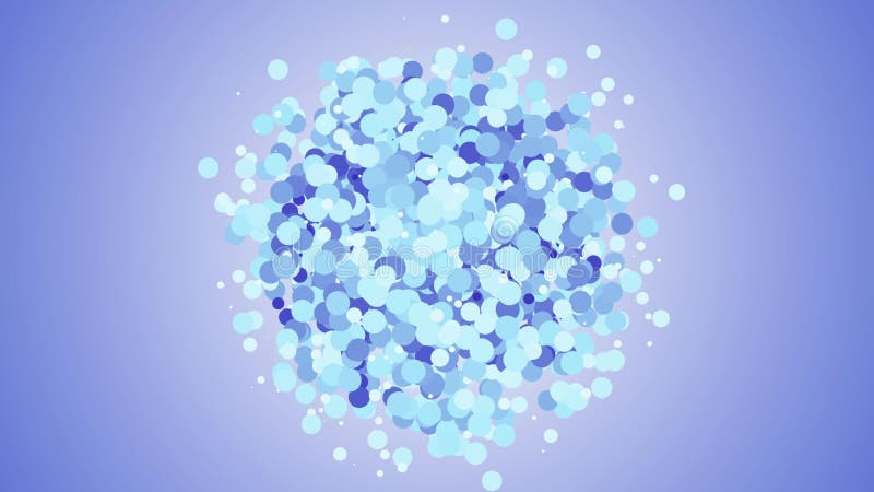 Abstract Cartoon Particles on Color Background Stock Footage - Video of ...