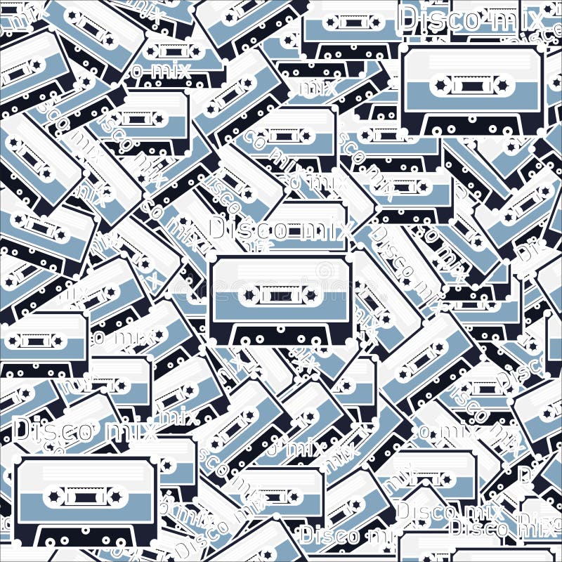 Abstract cassette stock illustration. Illustration of white - 275963440