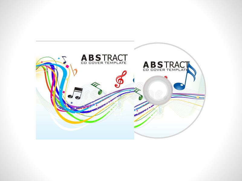 Abstract cd cover template stock vector. Illustration of office - 25090668