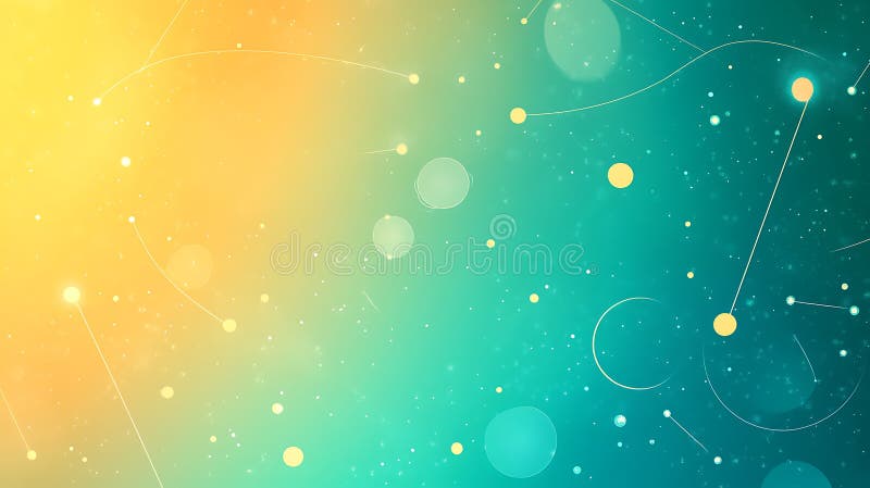 Abstract Celestial Gradient Background with Dots and Lines Stock Image ...
