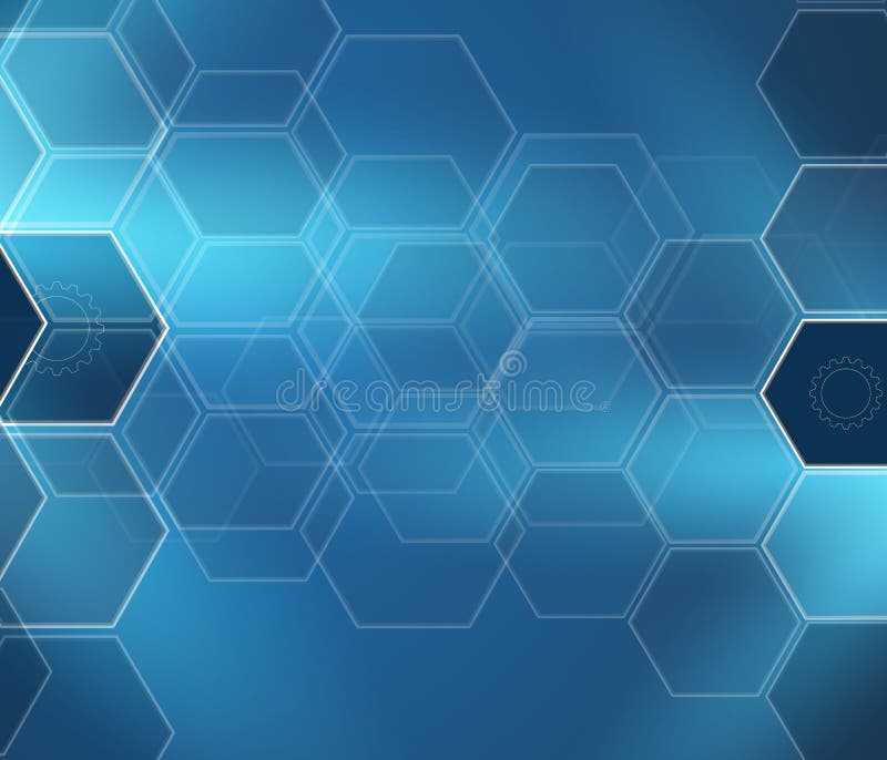 Abstract Cell Background. Medicine and Sciense Research Stock Vector ...