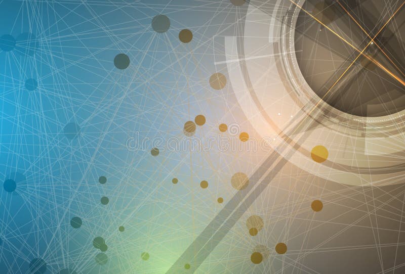 Abstract Cell Background. Medicine and Science Research Stock Vector ...