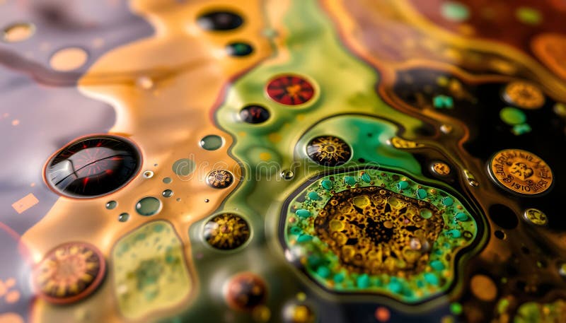 Abstract Cell Structure Pattern, Science Texture, Stock Photo ...