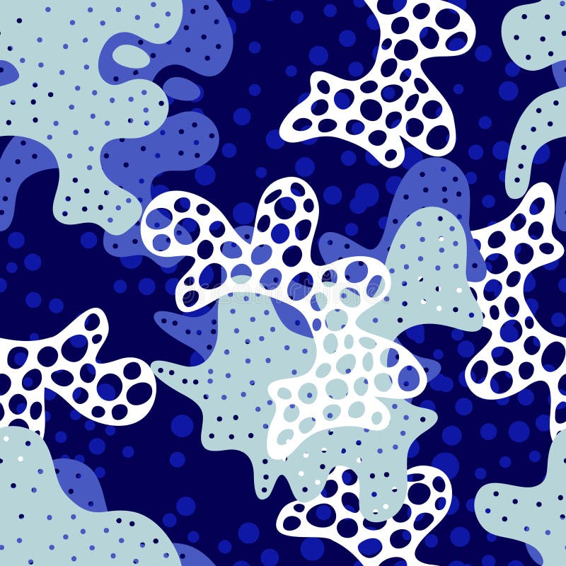 Abstract Cell Structure Seamless Pattern Stock Vector - Illustration of ...