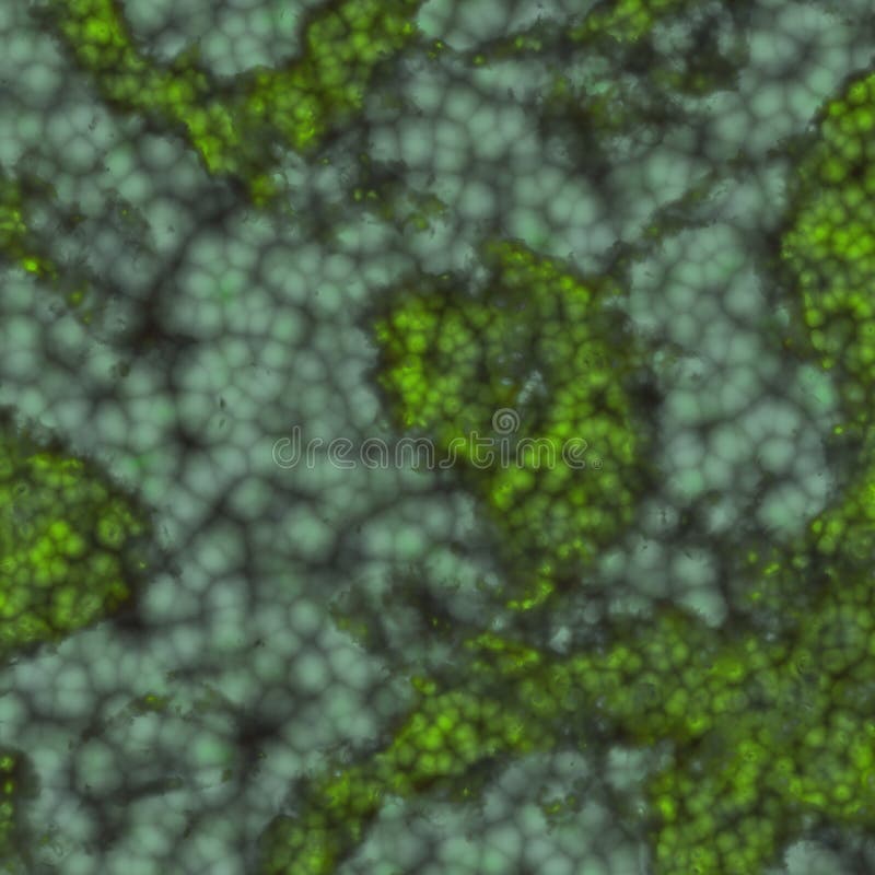 Abstract Cell of Virus or Pathogenic Bacterium Illustration Stock ...