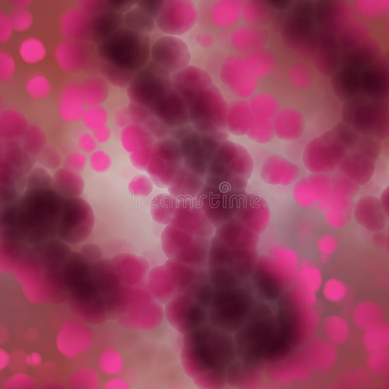 Abstract Cell of Virus or Pathogenic Bacterium Illustration Stock ...