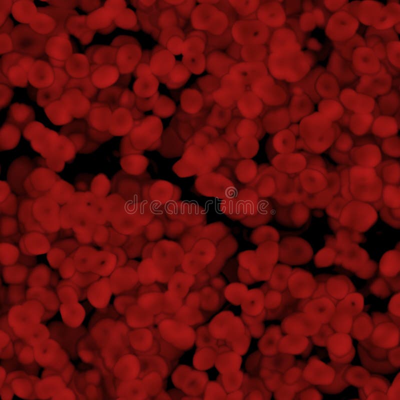 Abstract Cell of Virus or Pathogenic Bacterium Illustration Stock ...