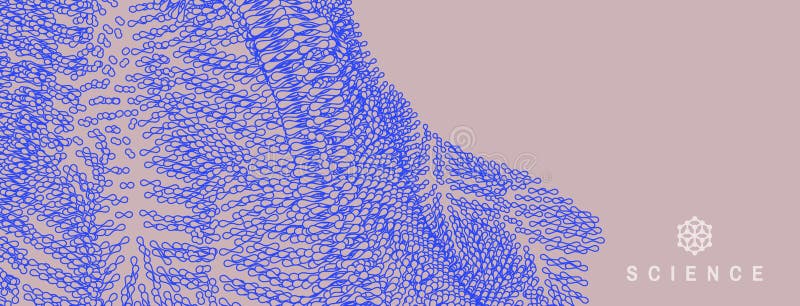 Abstract Cellular Background. Cell Membrane Structure in Motion Stock ...