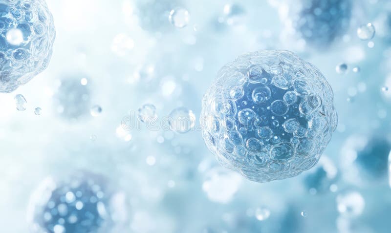 Abstract Cellular Cell Medical Technology Background Stock Illustration ...