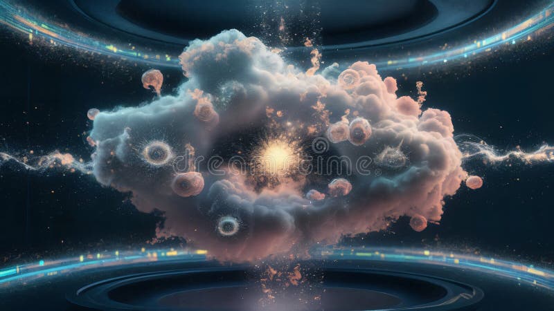 Abstract Cellular Structure, Microscopic Biology High Quality Image ...