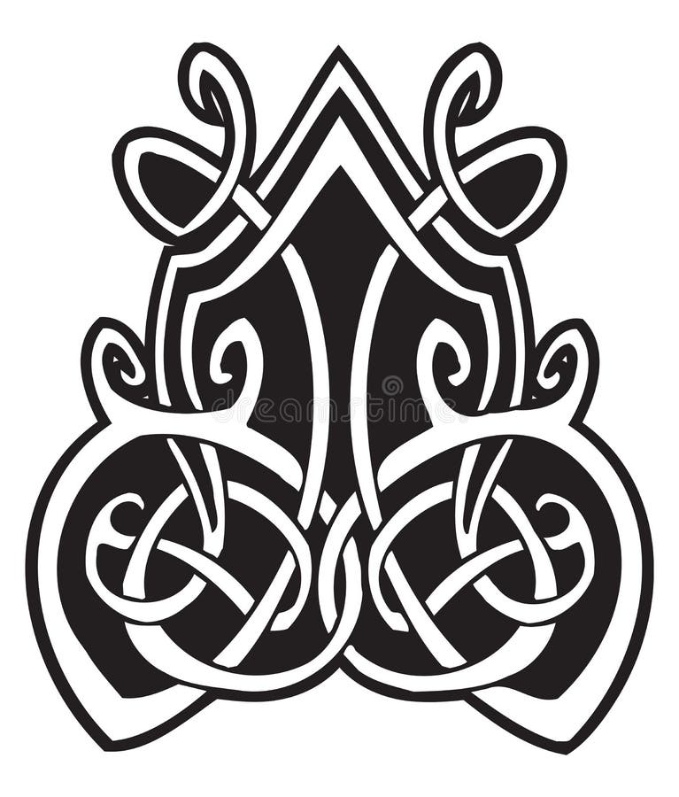 Celtic Wolf Knot Spoo Design | Odin's Wolf And Valknut Knot, Celtic