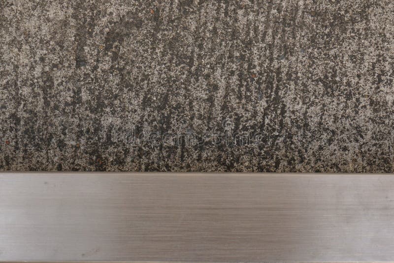 Abstract Cement Floor with Stainless Tube Line Stock Image - Image of ...