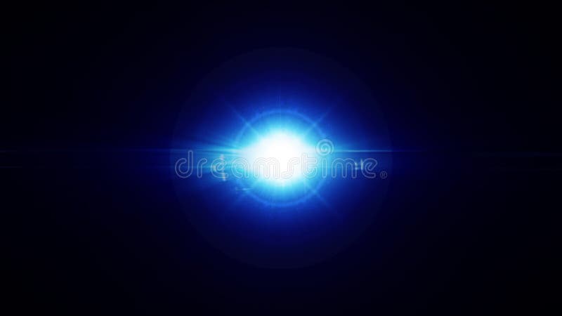 Abstract Center Green Shine Optical Lens Flares Light Stock Video ...