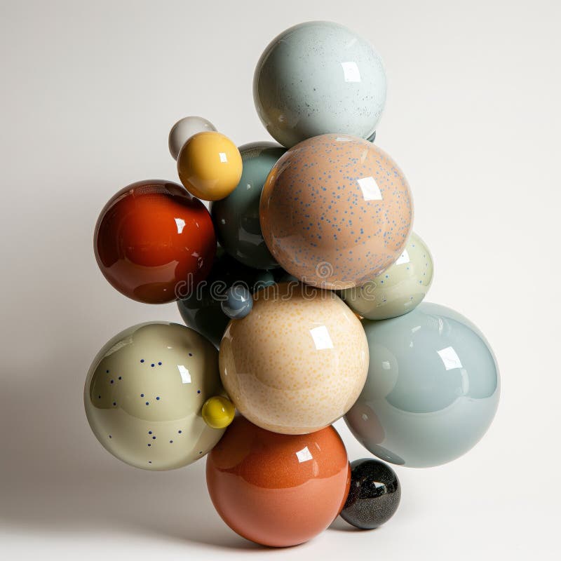 Abstract Ceramic Sculpture stock photo. Image of patterned - 315214772