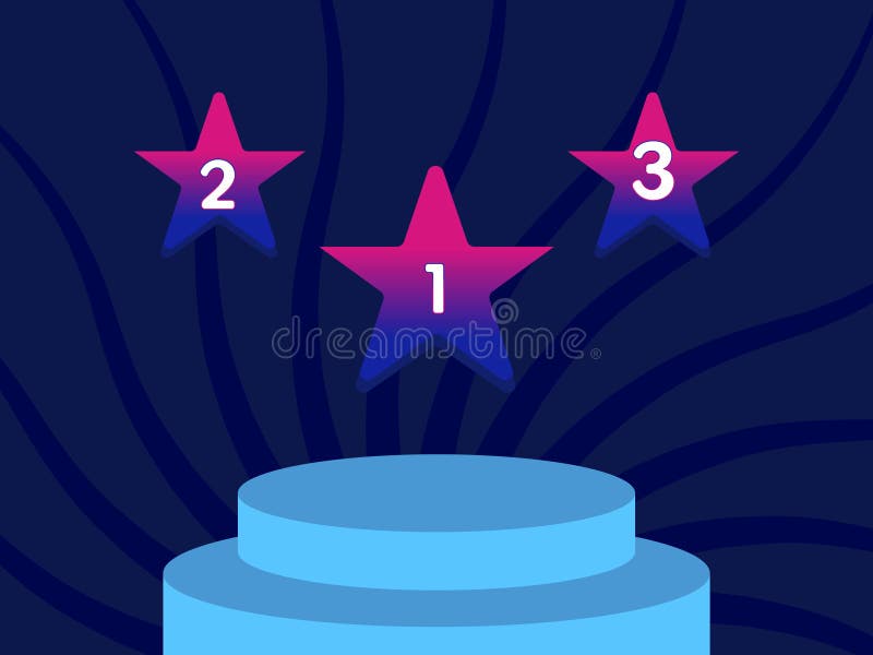 Abstract Ceremony Podium Stage Design Stock Vector - Illustration of ...