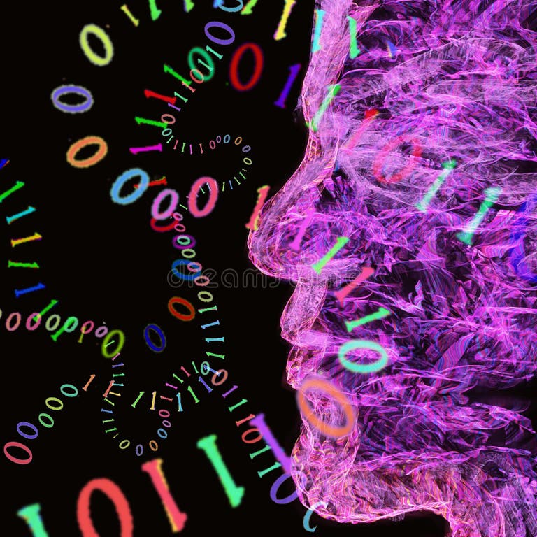 Abstract Cg Non-ai Binary Code Illustration Background Wallpaper ...