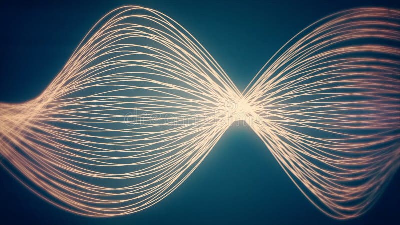 Abstract CGI Motion Graphics and Animated Background of White Lines and ...