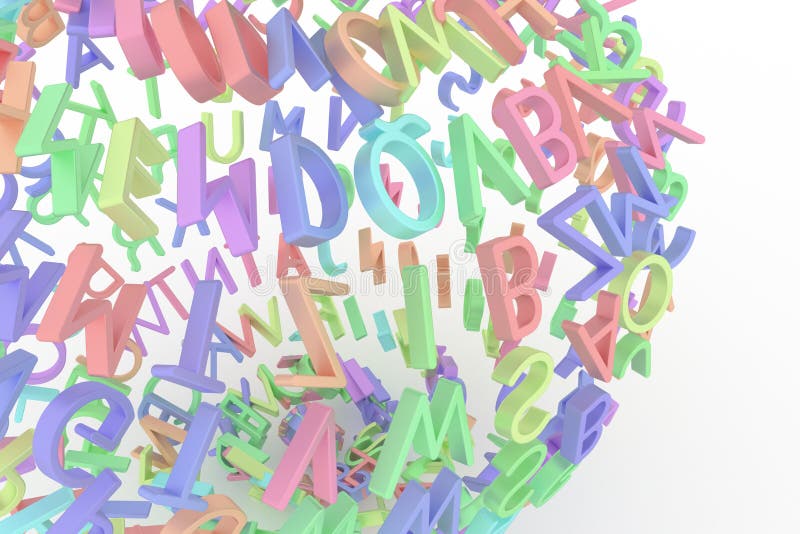 Alphabetic Character for Letter of ABC. Good for Graphic Design or ...