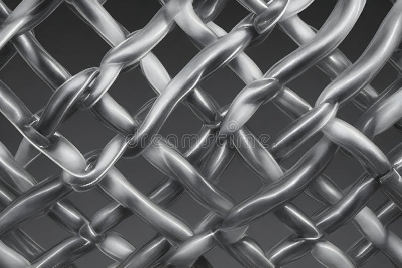 Abstract Chain Link Seamless Pattern Design Image Generated by Ai Stock ...