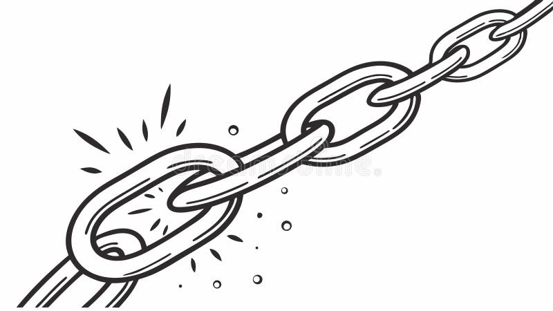 Abstract Chain of People, Community and Human Connection, Vector Design ...