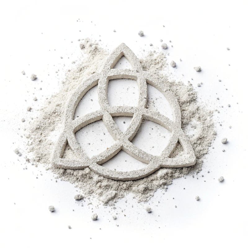 Abstract Chalk Dust Vector Symbol Isolated on White Background Stock ...