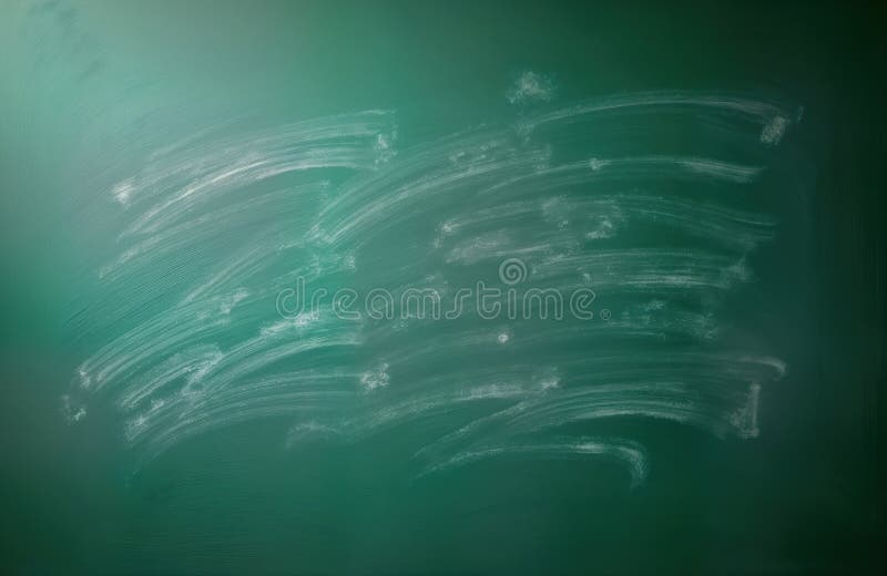 Abstract Chalk Texture on Teal Green Chalkboard Background. Marks ...