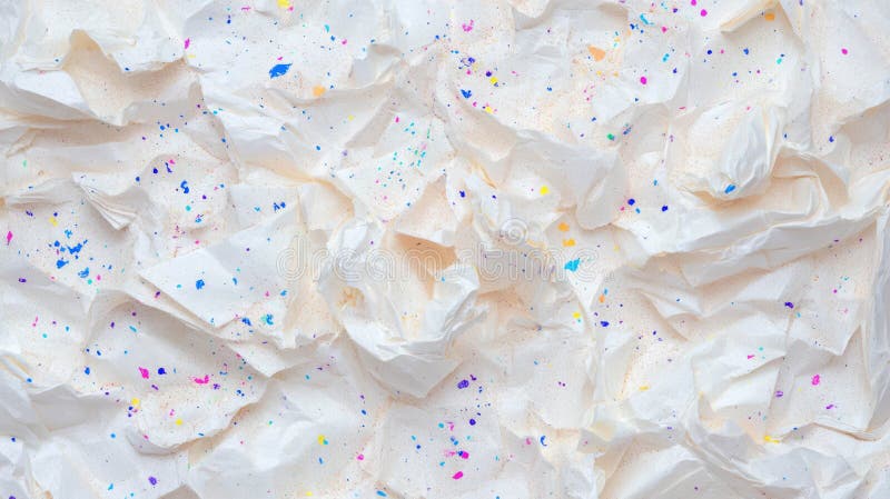Abstract Chaos of Recycled Paper Texture with Colorful Flecks for ...