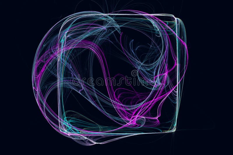 Abstract Chaotic Color Pattern on a Dark Background Stock Illustration ... Abstract Chaotic Color Pattern on a Dark Background Stock Illustration ...