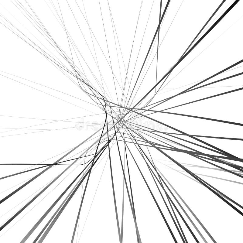 Abstract Chaotic Lines Pattern. Stock Vector - Illustration of ...