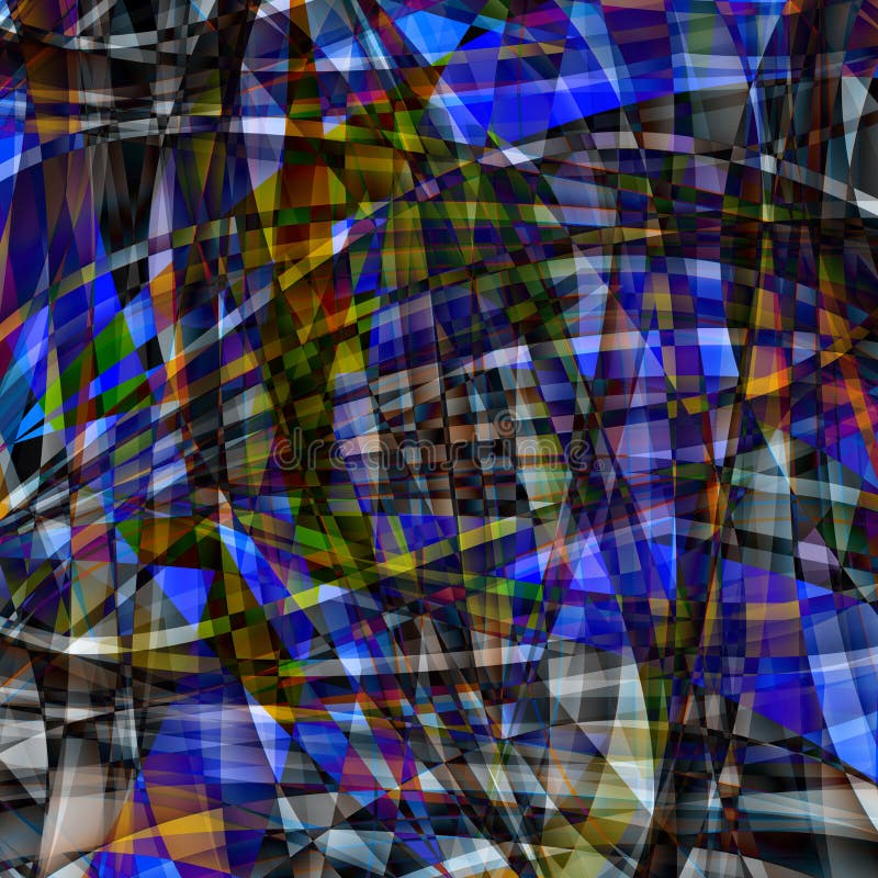 Abstract chaotic pattern stock illustration. Illustration of crazy ...