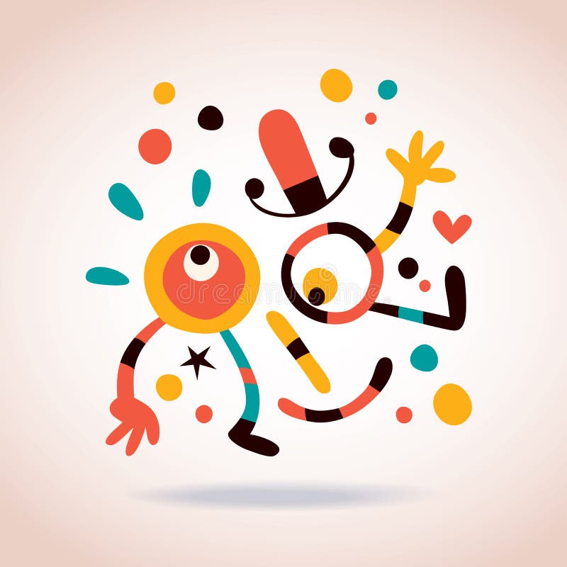 Abstract Character stock vector. Illustration of imaginary - 45643993