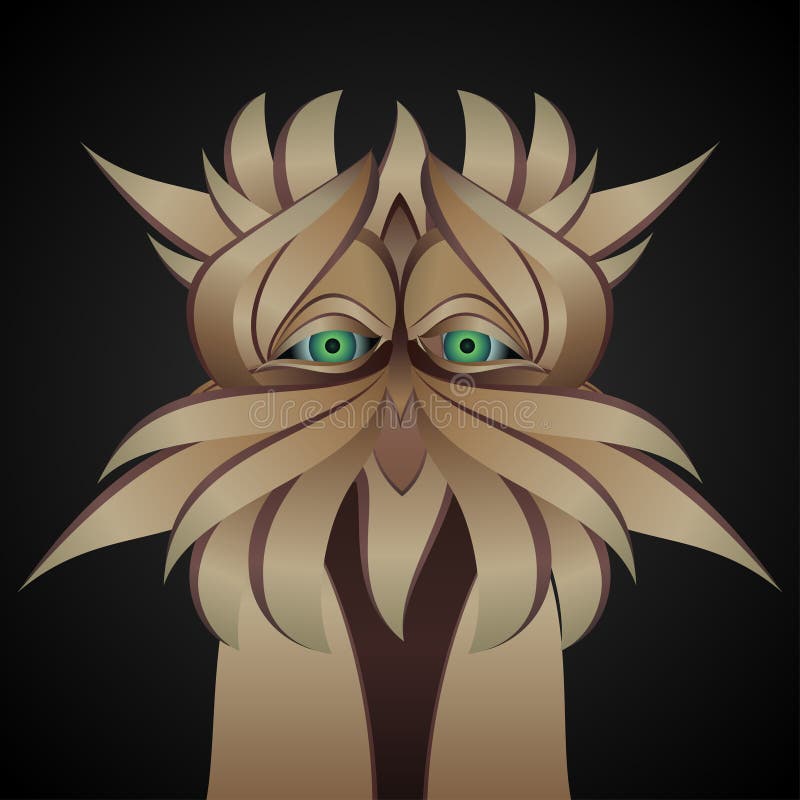 Abstract Character stock vector. Illustration of imaginary - 45643993