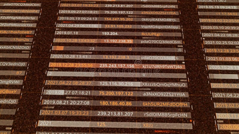 Abstract Chart with Changing Data during Analysis Process, Seamless ...