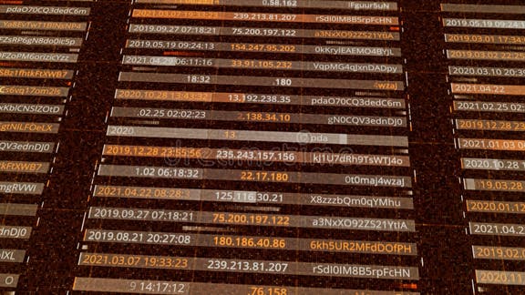 Abstract Chart with Changing Data during Analysis Process, Seamless Loop. Animation Stock Photo ...