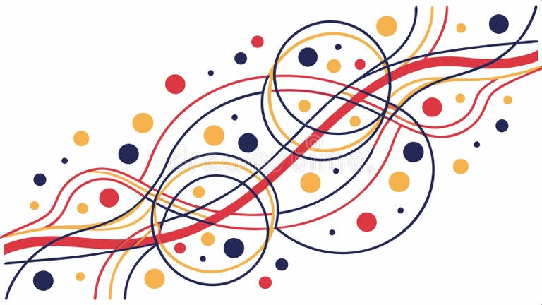 Abstract Dot and Line Chart, Connection Network Data Design Vector ...