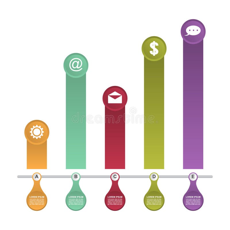 Abstract Chart Graph Business Infographic Design Template Presentation ...