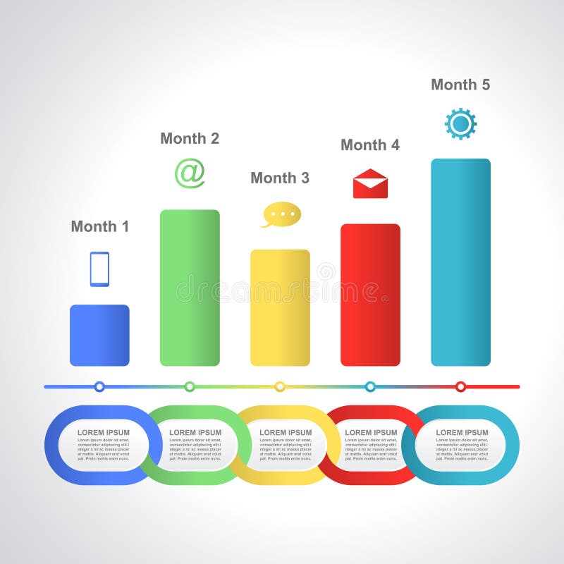 Abstract Chart Graph Business Infographic Design Template Presentation ...