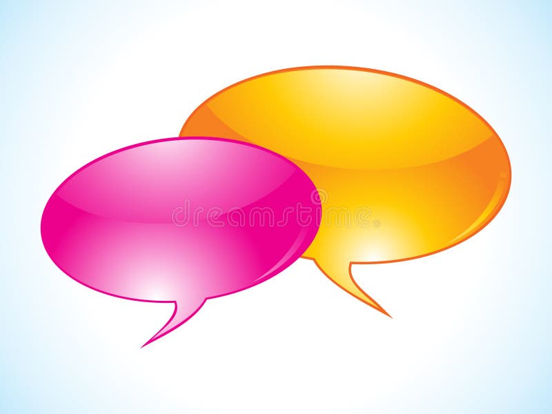 Abstract chat icon stock vector. Illustration of shiny - 16535304