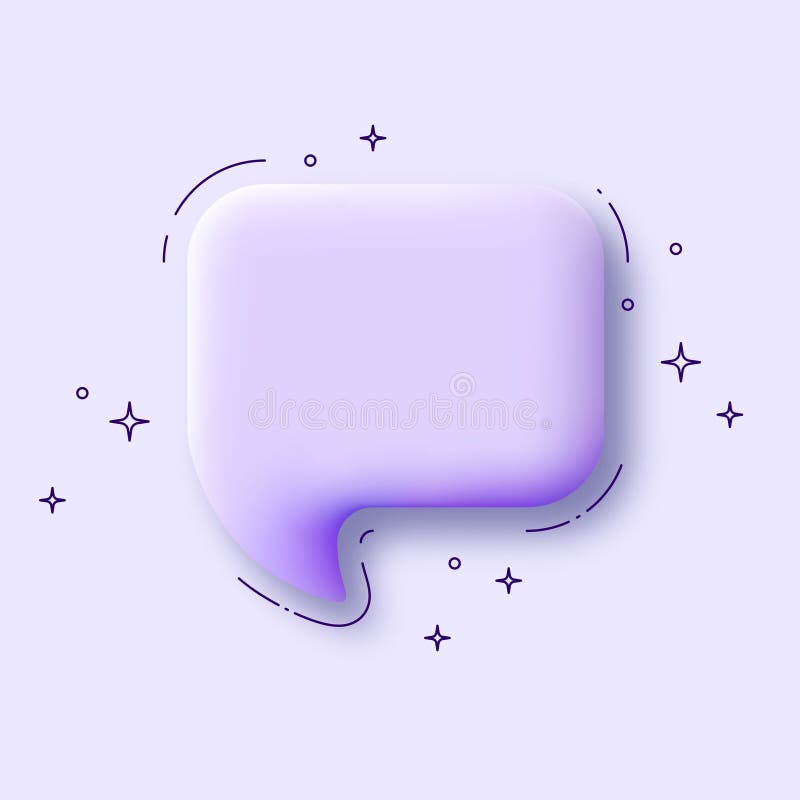 Abstract Chat Message Icon. Social Communication Concept. Chat Message ...