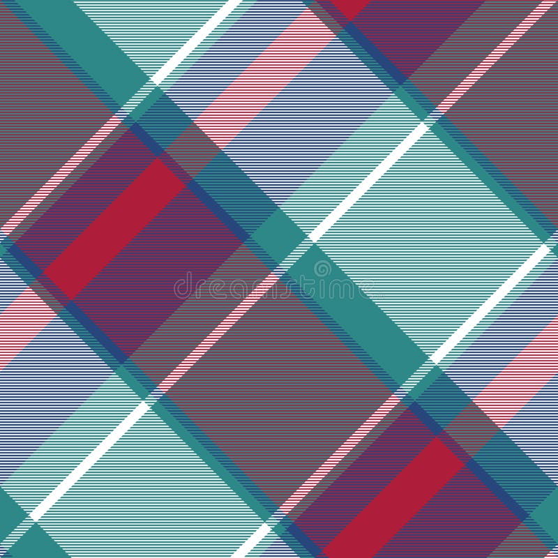 Abstract Check Plaid Asymmetric Seamless Pattern Stock Vector ...