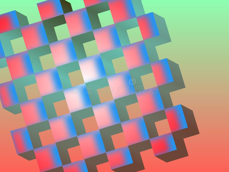 Abstract Checkered Background Illustration Stock Illustration ...