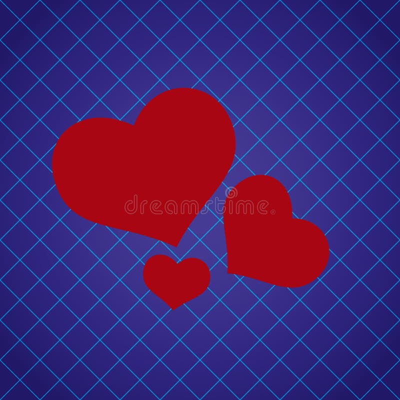 Checkered Heart Pattern stock vector. Illustration of love - 16997300